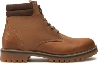 Jack & Jones Schnürstiefeletten Jack & Jones Jfwstanton 12257999 Braun