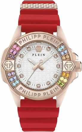 Philipp Plein Analoguhr f&uuml;r Damen - - Accessories - Damen - Rot - ONE SIZE