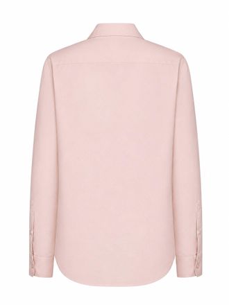 Burberry Womens Cotton Poplin Shirt Pink