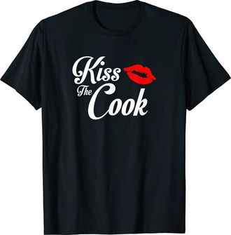 Graphics & More Kiss the Cook Dark T-Shirt