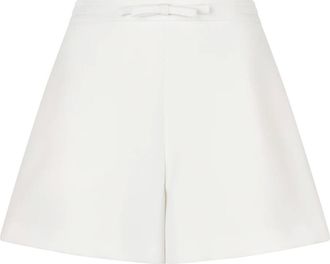 Red Valentino Femme, Shorts, Blanc, Taille: 34 FR Short blanc cr&egrave;me au design minimaliste et polyvalent