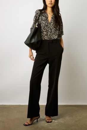 Gerard Darel Blouse imprim&eacute; floral - ALLYN - Noir