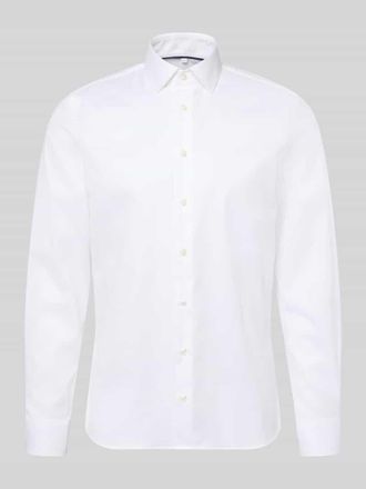 Jake*s Slim Fit Businesshemd aus Baumwoll-Mix