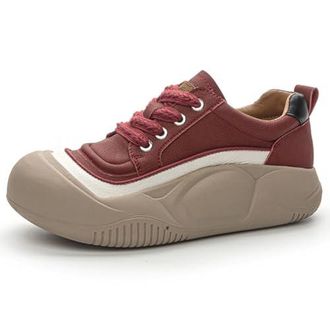 Generic Baskets &Agrave; Plateforme &Agrave; La Mode pour Femmes L&eacute;g&egrave;res Et Respirantes &Agrave; Lacets avec Soutien De La Vo&ucirc;te Plantaire Et Semelle Antid&eacute;rapante pour Tenues De 