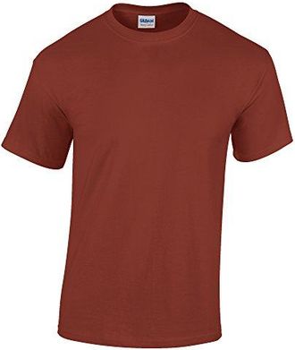 Gildan American Apparel Demi-camions sur t-shirt en jersey fin - marron - X-Large