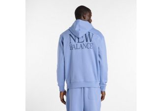 New Balance Kapuzensweatshirt mit Kordelzug, aus Baumwollmischung