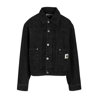 Carhartt Work in Progress Femme, Vestes, Noir, Taille: 42 FR Belmar Denim Jacket