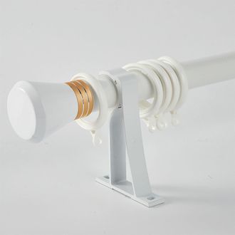 Generic Gardinenstange Raumteiler Mit Dekorativen Endst&uuml;cken Und Wandhalterung 70-600cm F&uuml;r &Ouml;senvorh&auml;nge Schwere Dekorative Vorhangstange F&uuml;r Fenster Und T&uuml;re