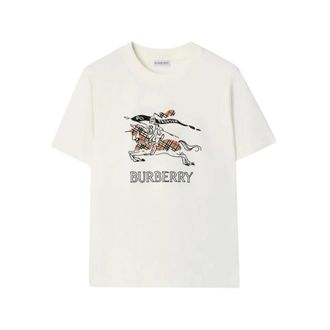 Burberry T-Shirt Burb E26 - - Tops - Damen - Wei&szlig; - S