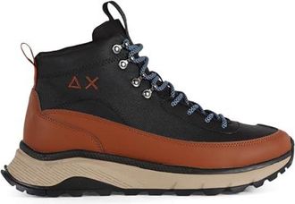 Sun 68 Baskets en cuir et tissu Fire & Camping Winter Mid, Noir, 45 EU