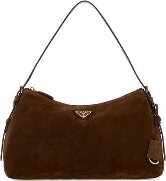Prada sac porté épaule Aimee - Marron