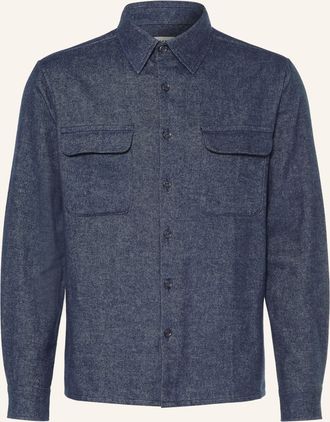 Sandro Sandro Flanellhemd Regular Fit blau