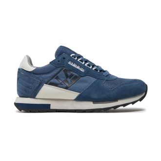 Napapijri Blaue Leder-Sneakers - - Shoes - Herren - Blau - 45 EU