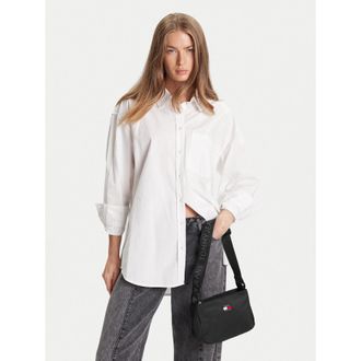 Tommy Jeans Handtasche Tommy Jeans Tjw Daily Shoulder Bag AW0AW17544 Schwarz