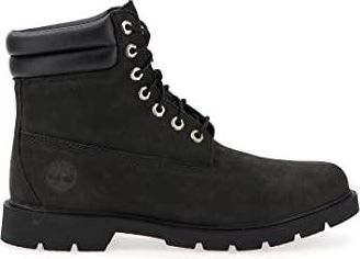 Timberland Homme 6 inch WR Basic Botte Tendance, Black Nubuck, 50 EU
