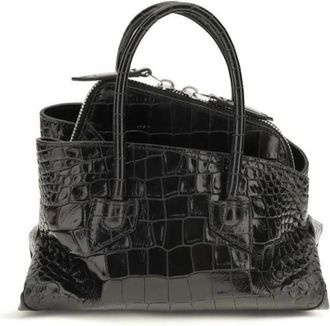 The Attico La Passeggiata Top Handle Bag - Femme - Sacs - Noir - Taille: ONE Size