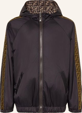 Fendi Blouson Zum Wenden schwarz