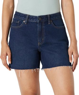 Amazon Essentials Damen Damen Jeans mit niedrigem Stretch, mittelhohe Taille, normale Passform, Dark Midnight Wash, 38-40