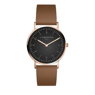Liebeskind Liebeskind Berlin Uhren - Echtleder The Small Minimalist - Gr. unisize - in Braun - f&uuml;r Damen