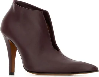 Alexander McQueen Wine L1 Bos Taurus O:de Scarpe Con Tacco High Heel Shoes