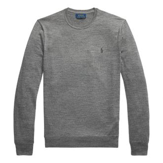 Polo Ralph Lauren Heather Grey Pullover Sweater - - Knitwear - Herren - Grau - XL