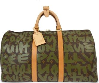 Louis Vuitton x Stephen Sprouse 2001 Keepall Reisetasche 50cm - Braun