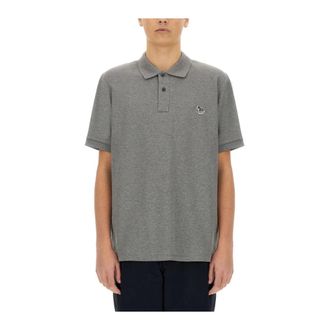 Paul Smith Polo Z&egrave;bre - Homme - Tops - Gris - Taille: 2XL