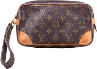 Louis Vuitton Pre-owned Marly Dragonne PM Sac Bandouli&egrave;re - Femme - Pre-owned - Brun - Taille: ONE Size