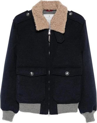Brunello Cucinelli Bomberjacke - Blau