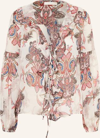 Guess Bluse Emy Mit Volants rosa