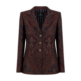 Etro Paisley Jacquard Jacke - - Jackets - Damen - Mehrfarbig - S