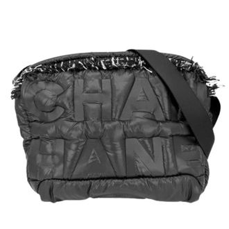Chanel Sac bandouli&egrave;re vintage doccasion - Femme - Pre-owned - Noir - Taille: ONE Size