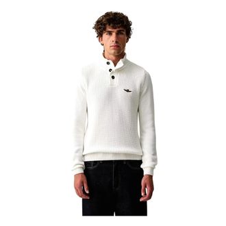 Aeronautica Rollkragenpullover - - Knitwear - Herren - Wei&szlig; - S