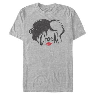 Disney Unisex Dnca Simply Cruella Organic Short Sleeve T-shirt T-Shirt, Melange Grau, XL