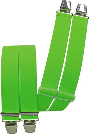 Harrys-Collection Herren Hosentr&auml;ger 2 Gr&ouml;&szlig;en gro&szlig;er Farbauswahl, Gr&ouml;&szlig;en:120 cm, Farben:neongr&uuml;n