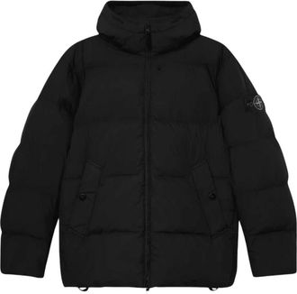 Stone Island Homme, Vestes, Noir, Taille: 2XL Winter Vestes