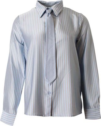 Am&eacute;lie & Am&eacute;lie Femme, Blouses et Chemises, Bleu, Taille: 40 FR Fabiola Blouse