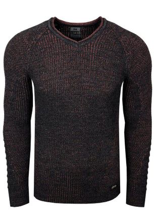 Rusty Neal Strickpullover mit ausgefallenem Strickmuster