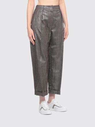 Brunello Cucinelli Pantalon BRUNELLO CUCINELLI Femme couleur Argent