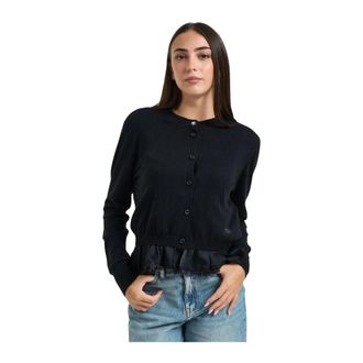 Liu Jo Maglia Aperta M/L - Femme - Pulls - Noir - Taille: 42 FR