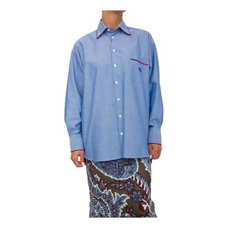Etro Elegantes Hemd - - Blouses & Shirts - Damen - Blau - XS
