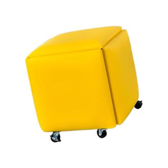 Generic 5-in-1-stapelbare quadratische Ottoman-Hocker, Kombinationssitze for kleine R&auml;ume, for die Nutzung im Spielzimmer, im Lernb&uuml;ro, im Innenhof, im Garten