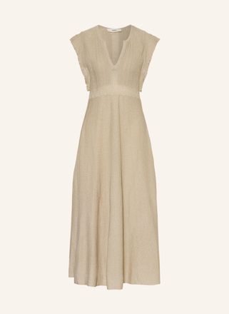 BA&SH Ba&Sh Strickkleid Pasqualina Mit Glitzergarn gold