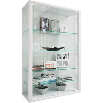 VCM Armoire daffichage murale pendante en verre Udina L H. 91 x B. 60 x T. 25 cm