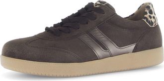 Gabor Damen Low-Top Sneaker, Frauen Sneaker,elegant,einlege-Sohle,geschlossen,Holly-Jolly,Nappa-Leder,Off-White,Brown/Bronce/Natur,35 EU / 2.5 UK