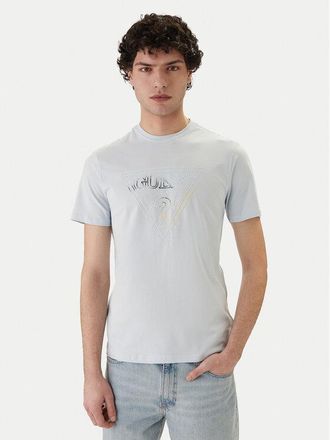 Guess T-Shirt M6GI11 K2992 Himmelblau Slim Fit