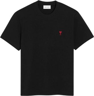 Ami Homme, Tops, Noir, Taille: S De Coeur T-Shirt