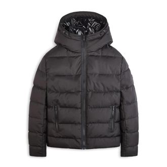Fay Schwarze Double Front Daunenjacke - - Jackets - Herren - Schwarzk - 2XL