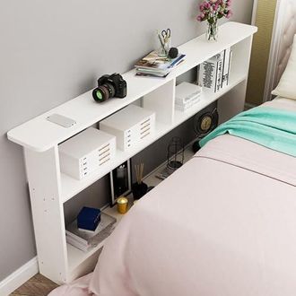 Generic Table console étroite rétro en bois à 3 niveaux pour canapé, dossier, table dentrée de petite taille (100 x 15 cm) Meuble dappoint élégant pour salon,