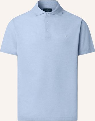 Hackett Poloshirt Oxford Pique Polo Ss blau